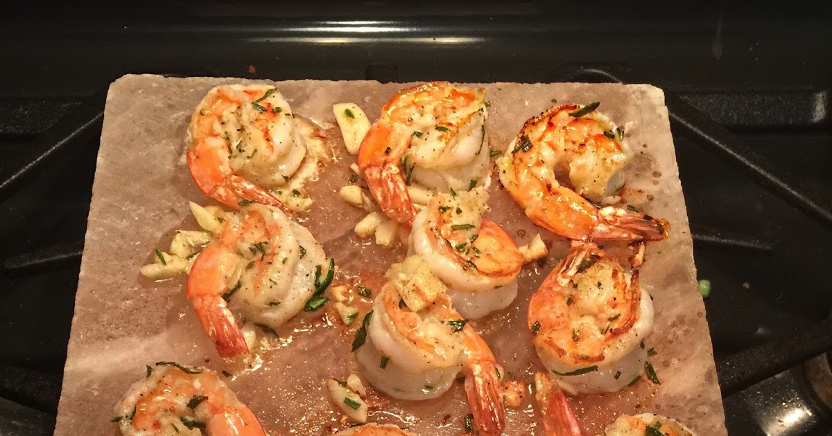 lil Piece of Hart: lil carb Marinated Salt Block Shrimp