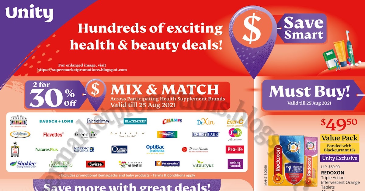 Unity Promotion 19 August 2021 ~ Supermarket Promotions