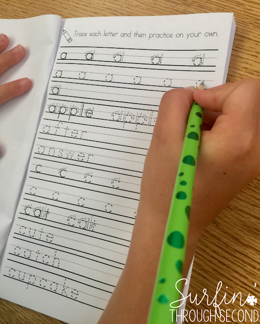 Handwriting Practice - Surfin' Through Second