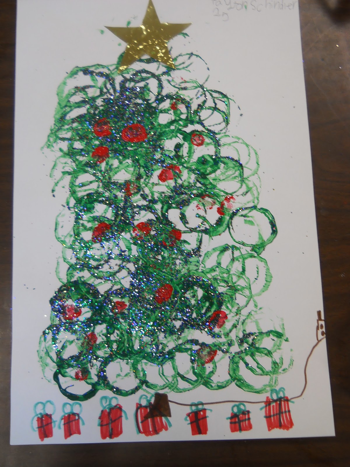 Art Room 231 : Christmas in Art Room 231...Grade 1 Printmaking!