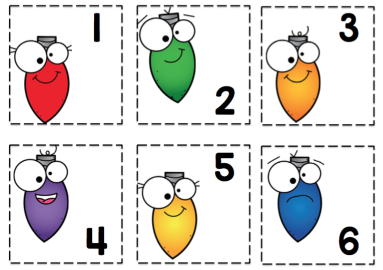 Christmas Alphabet and Number Cards ~ Preschool Printables