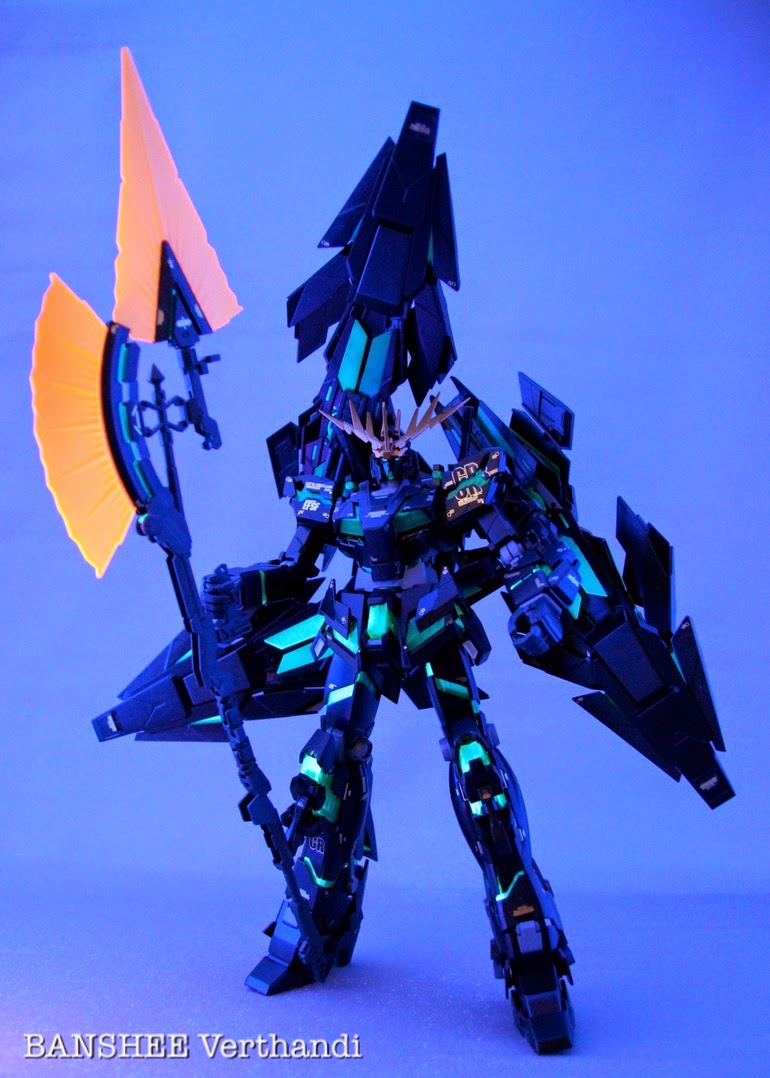 GUNDAM GUY: MG 1/100 Unicorn Gundam 02 Banshee Verthani - Customized Build