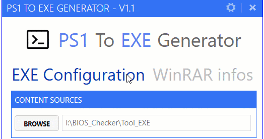 PS1 To Exe Generator - New version | Syst & Deploy