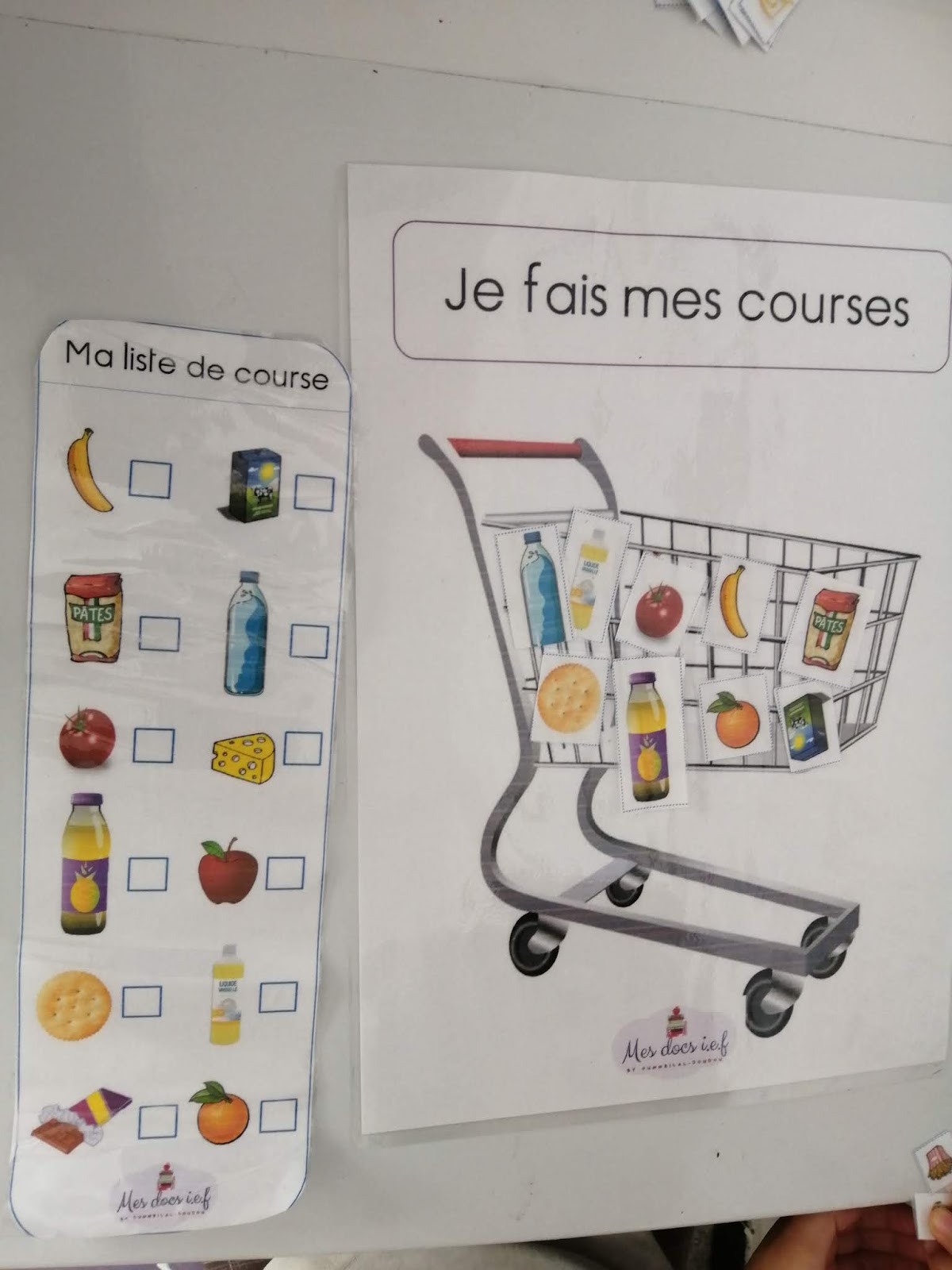 Je fais mes courses