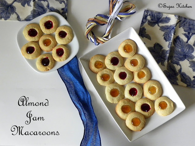 Sujas Kitchen: Almond Jam Macaroons