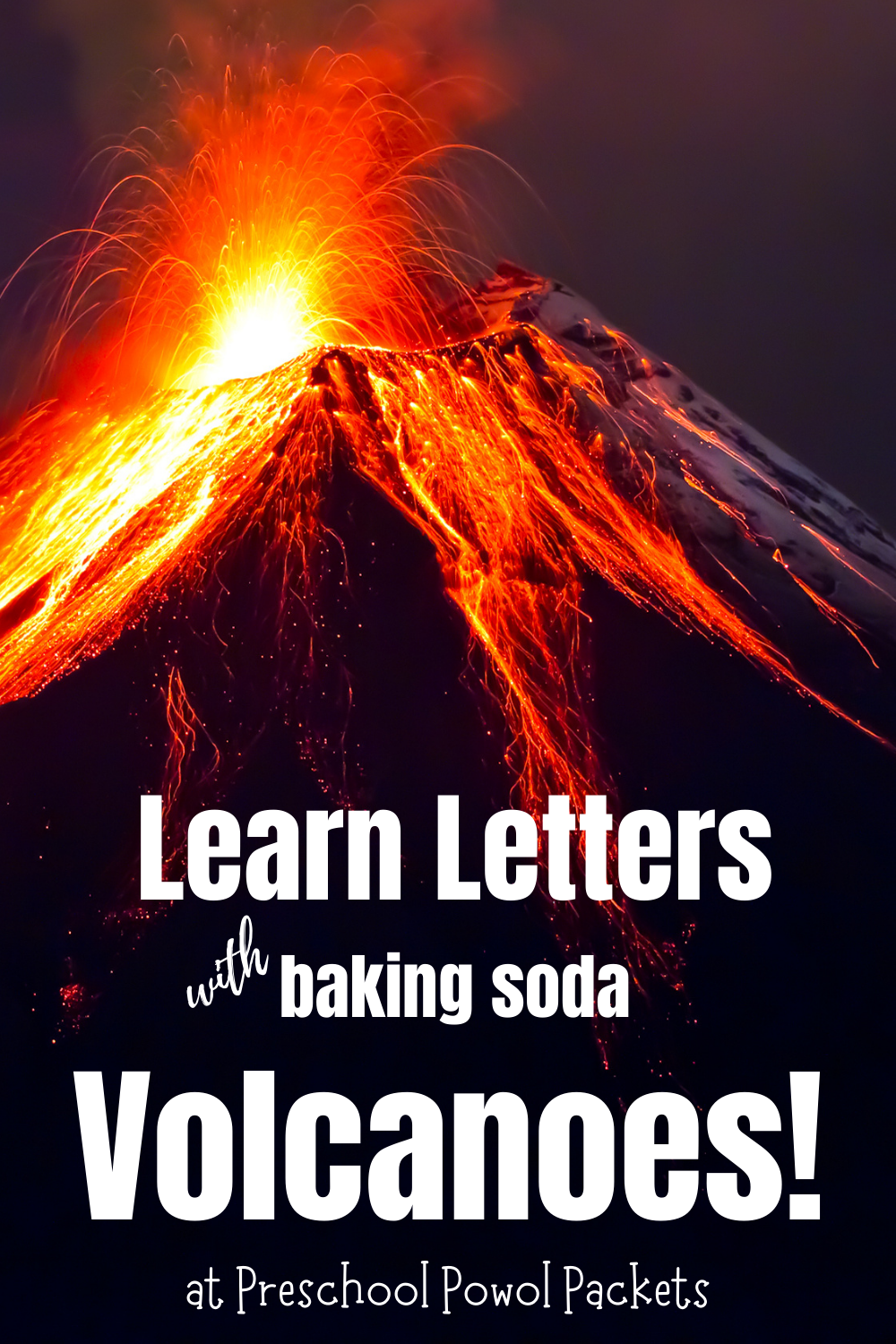 Learn Letters with Volcanoes -- Hands-on Letter-Recognition Preschool ...