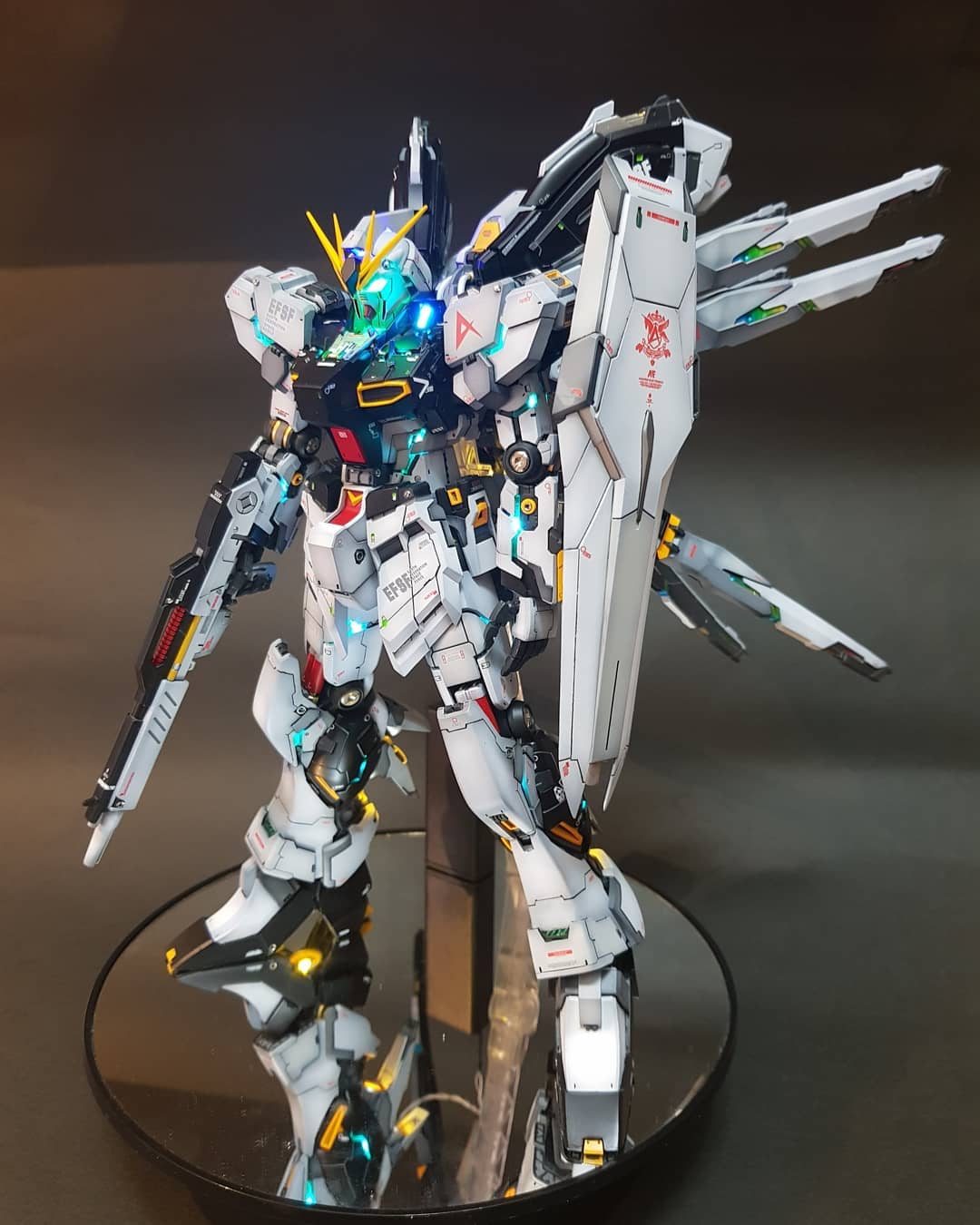 MG 1/100 RX-93 ν Gundam High Mobility Backpack Led Custom by nova ...