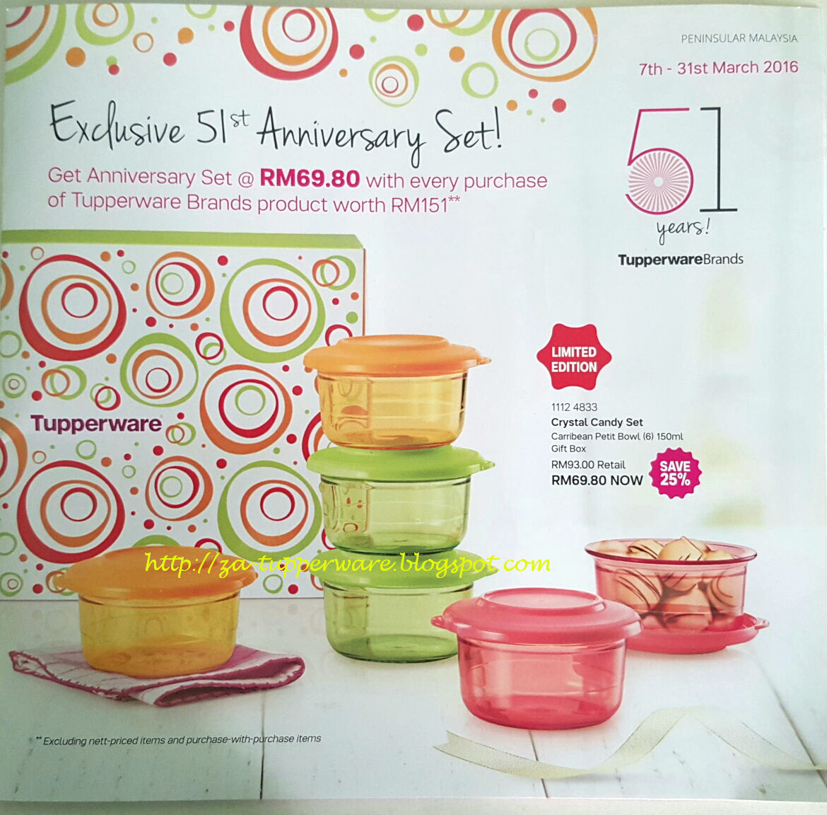 Za Tupperware Malaysia : Flyers 7th March - 31st March 2016