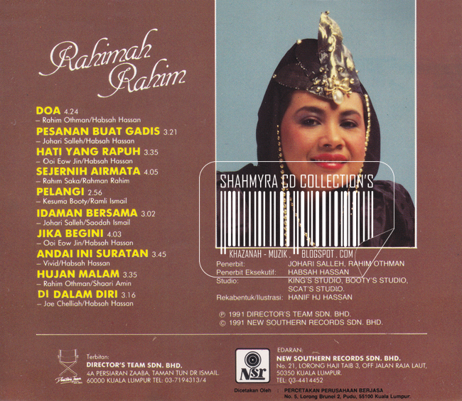 .: Gerbang Muzik Anda :.: Rahimah Rahim - Doa