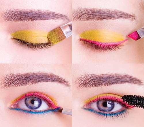 Blog da Jaque Brasil: Make Colorida!!!