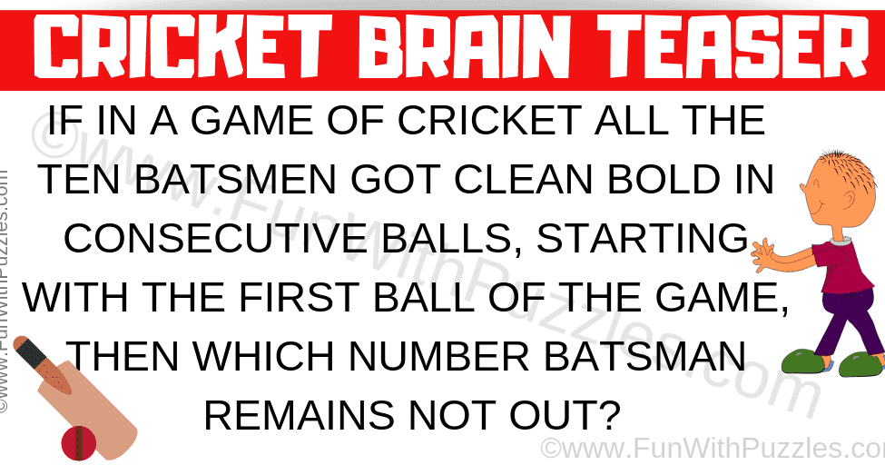 Cricket Brain Teaser with an Answer | Fun Puzzle for Teens