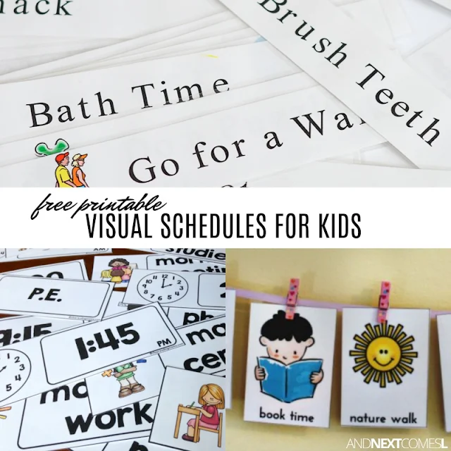 Visual Schedules & Routine Charts for Kids | And Next Comes L ...