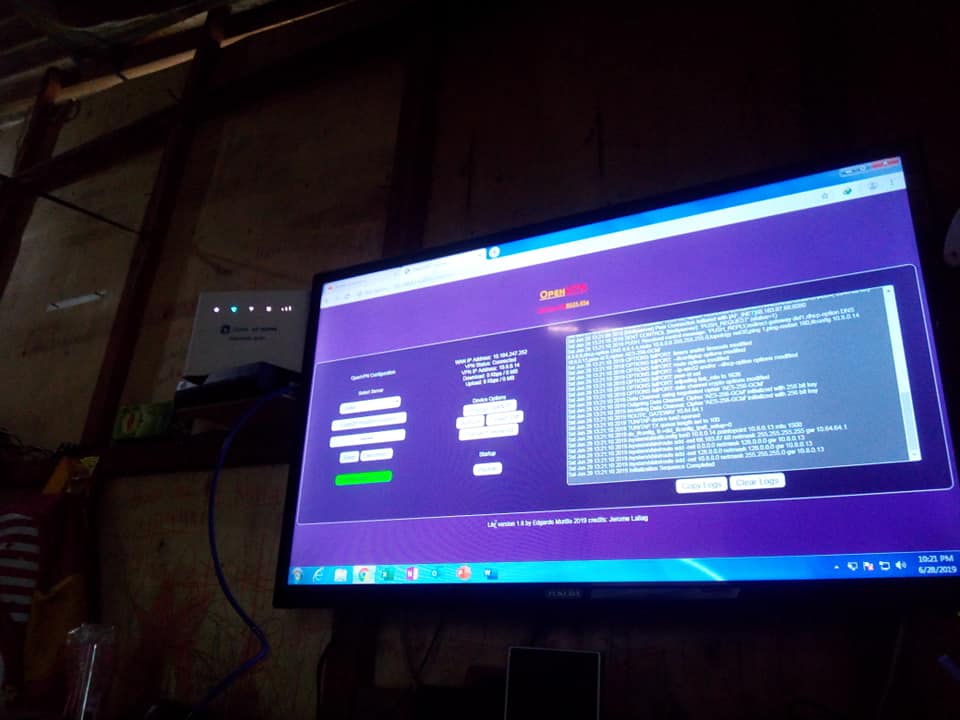 vPnas: How to Unlock and Install Openvpn on B310as-938 Modem