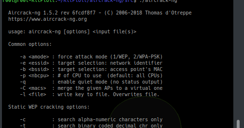 Aircrack-Ng 1.5 - Consummate Suite Of Tools To Assess Wifi Network ...