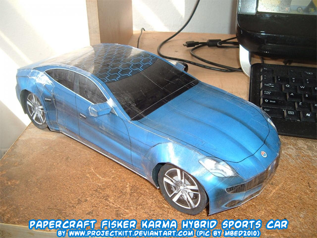 Ninjatoes Papercraft Weblog Papercraft Karma Fisker Hybrid Sports Car Ninjatoes Papercraft Weblog Papercraft Karma Fisker Hybrid Sports Car