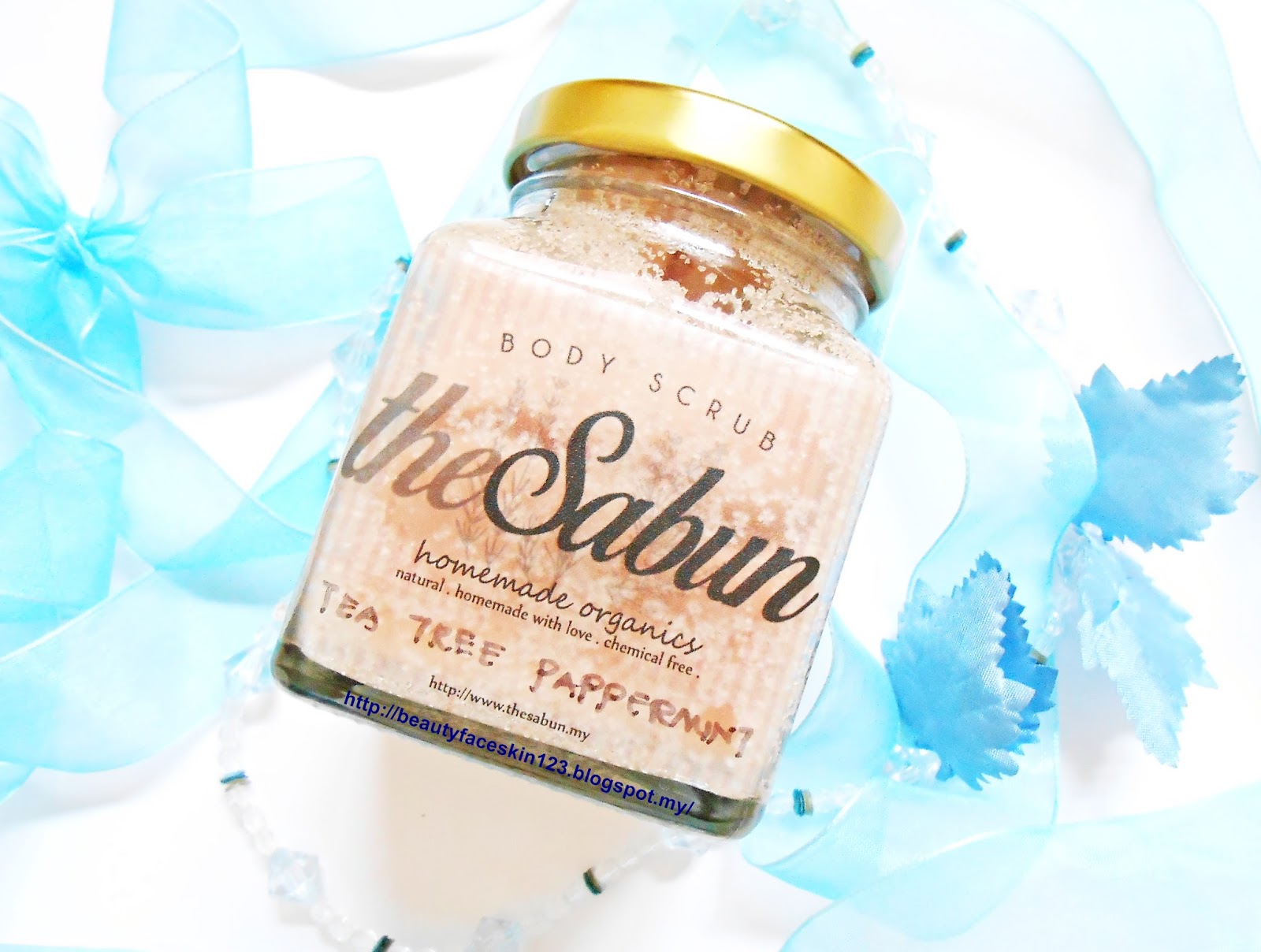 GREAT SKINandLIFE: REVIEW ON THE SABUN BODY SCRUB TEA TREE&PEPPERMINT