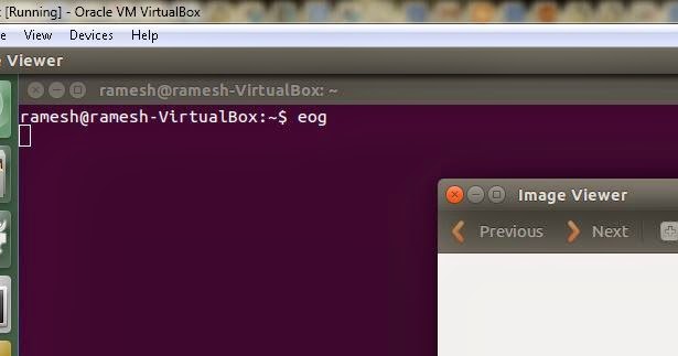 Lets start to learn: How to open image files from Terminal in Ubuntu