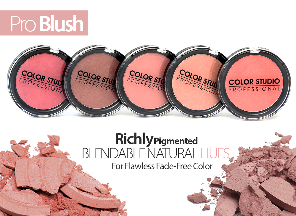 Pro Blush Swatches + Tips ~ Color Studio Professional