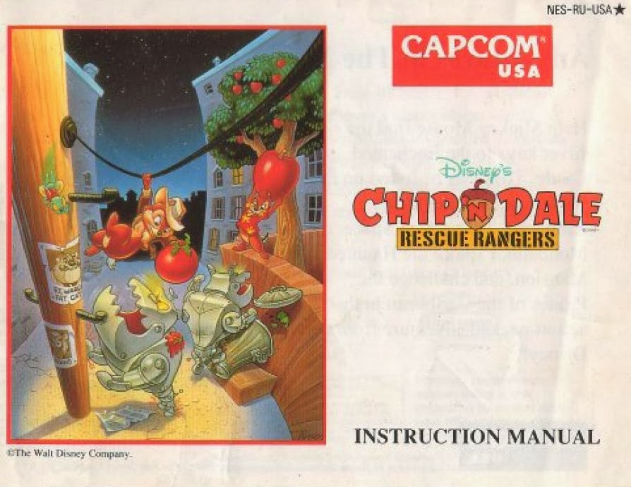 Hysterically Assertive.: NES GAME: CHIP 'N' DALE RESCUE RANGERS [1990 ...