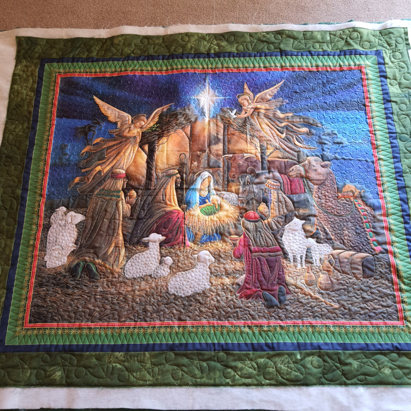 Stitchingmatters: Second nativity panel