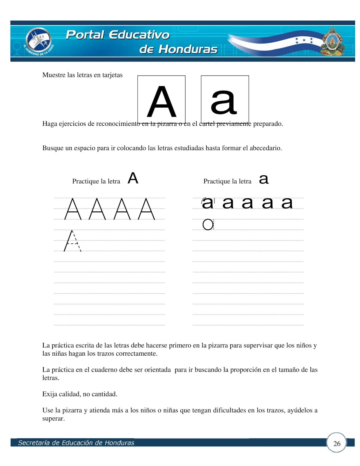 Escritura Inicial. - Atividades de Caligrafia