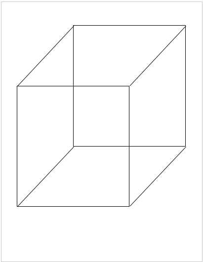 Tutorial Membuat Kubus Di Microsoft Word