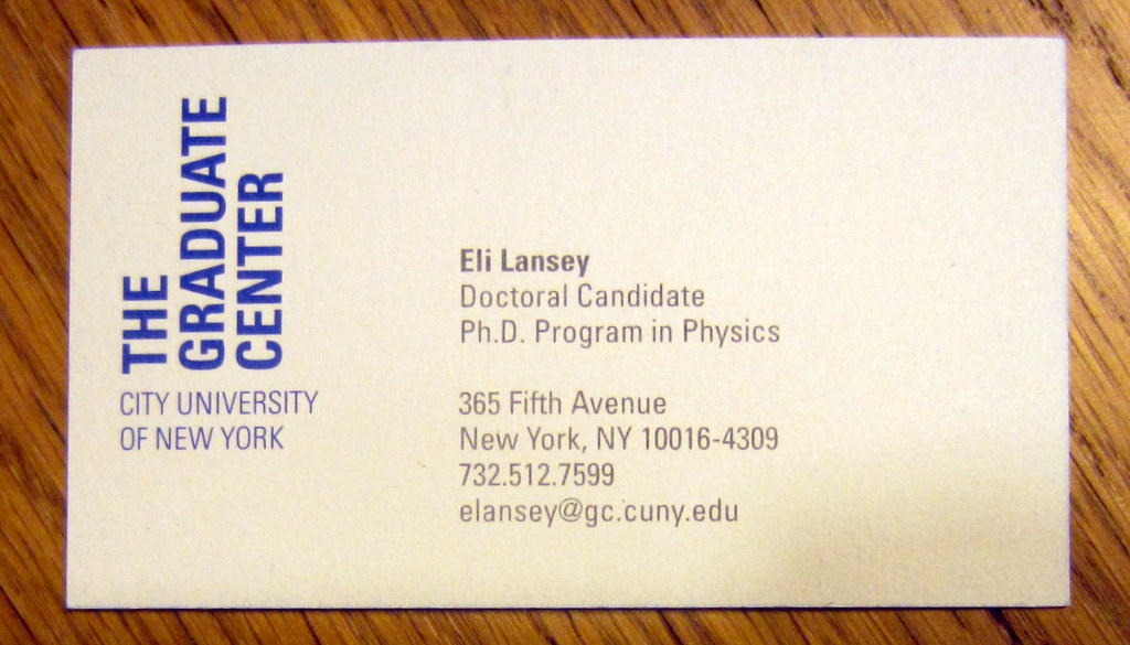 The Lansey Brothers' Blog: A business card upgrade