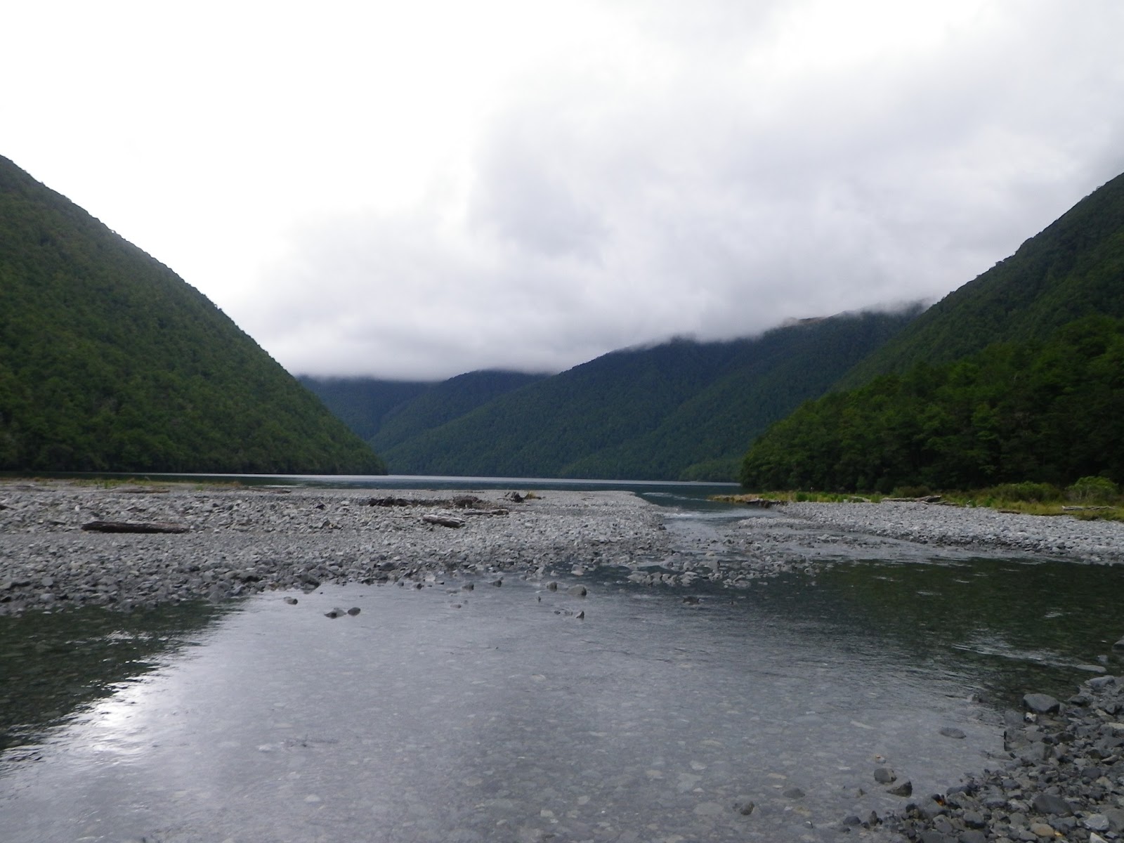 Brad and Catherine in New Zealand: Lake Christabel