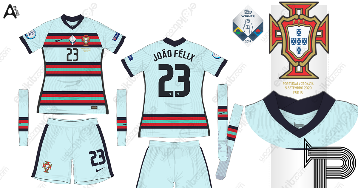 Kit Design, by eroj: 2020-21 Portugal Away