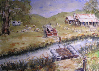 Alena Hughes: Old Ferry & Trunkey Creek Shack, Australia