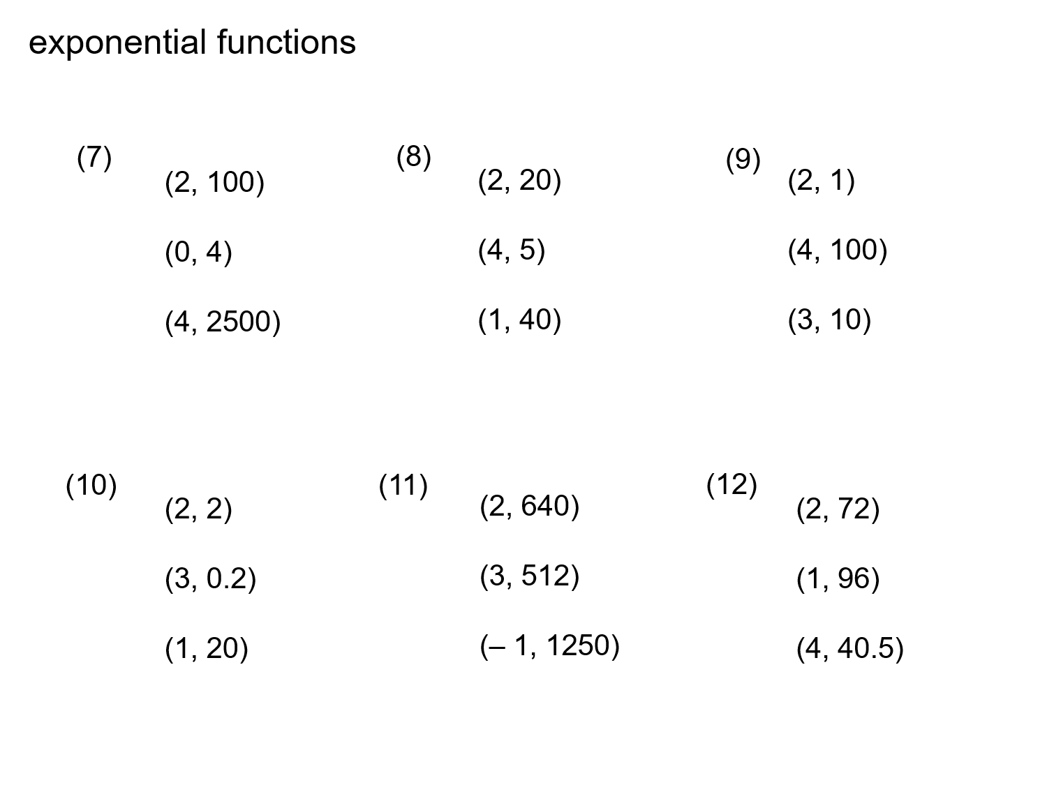 MEDIAN Don Steward Mathematics Teaching Fitting An Exponential Function median-don-steward-mathematics-teaching-fitting-an-exponential-function