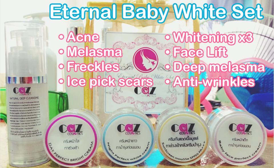 Thailand Beauty Products Supplier: CAZ Eternal Baby White Set