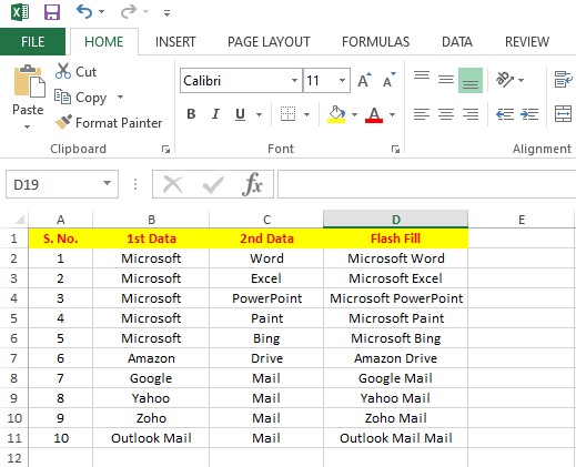What is Flash Fill in Microsoft Excel & How Flash Fill Works? Latest ...