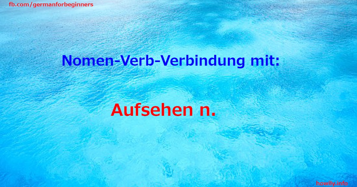 Aufsehen