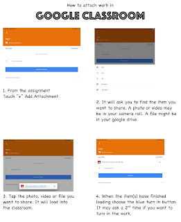 The Speckled Sink: Submitting work to google classroom