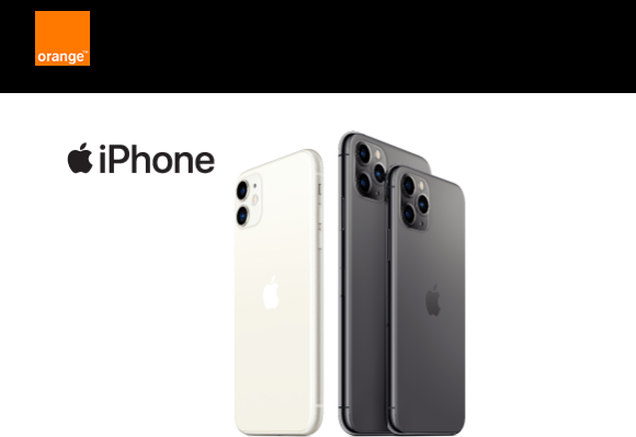 iPhone 11 - 830 Dh/mois - Chez Orange