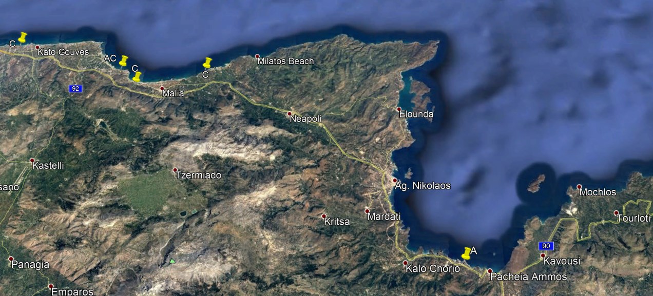 ArqueoLugares: GURNIA prox. Agia Nikolaos. Isla de Creta. Grecia.