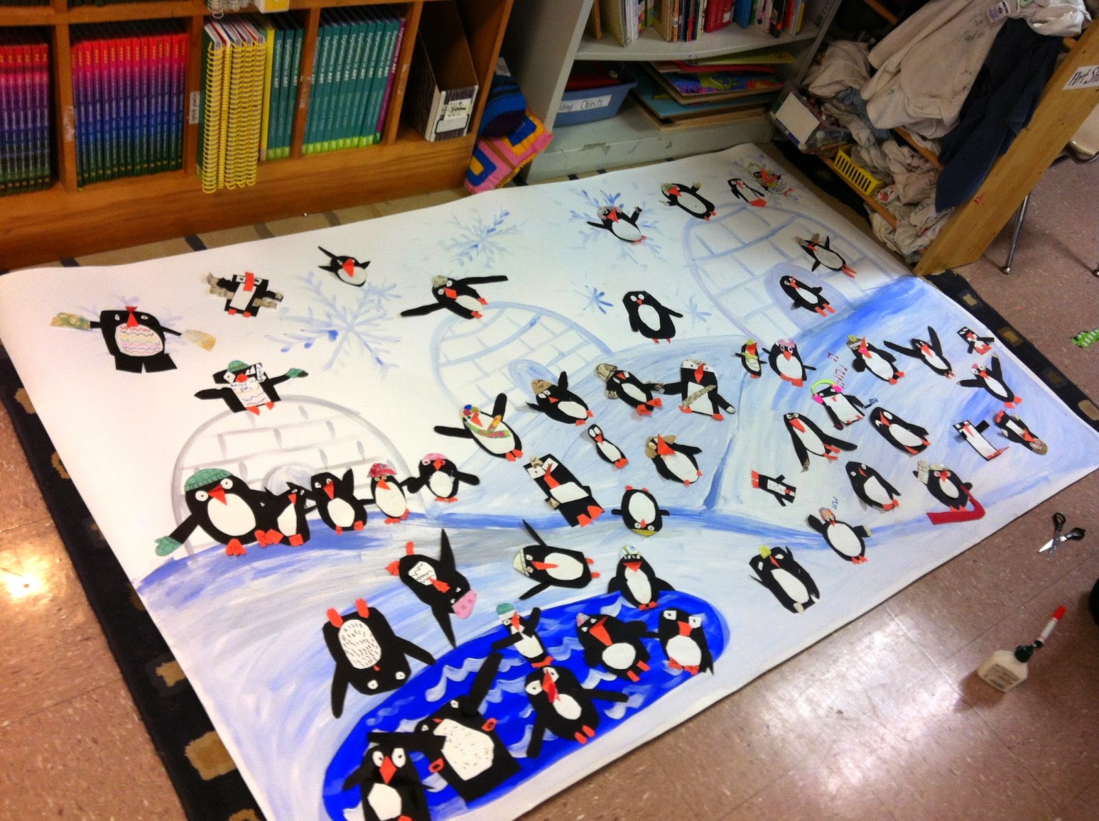 ChumleyScobey Art Room: Penguins in Antarctica