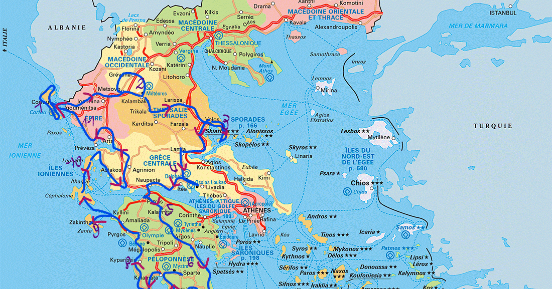 ROAD TRIP 2017 GRECE :Grèce continentale, Péloponnèse et Iles Ioniennes