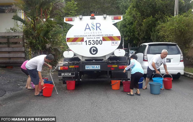 Gangguan bekalan air, lebih 300,000 pengguna di Petaling, Hulu Langat, Kuala Langat & Sepang ...