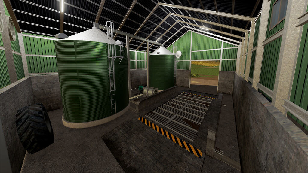 FS19 Grain Storage Facility v1.0 - FS 19 & 22 USA Mods Collection