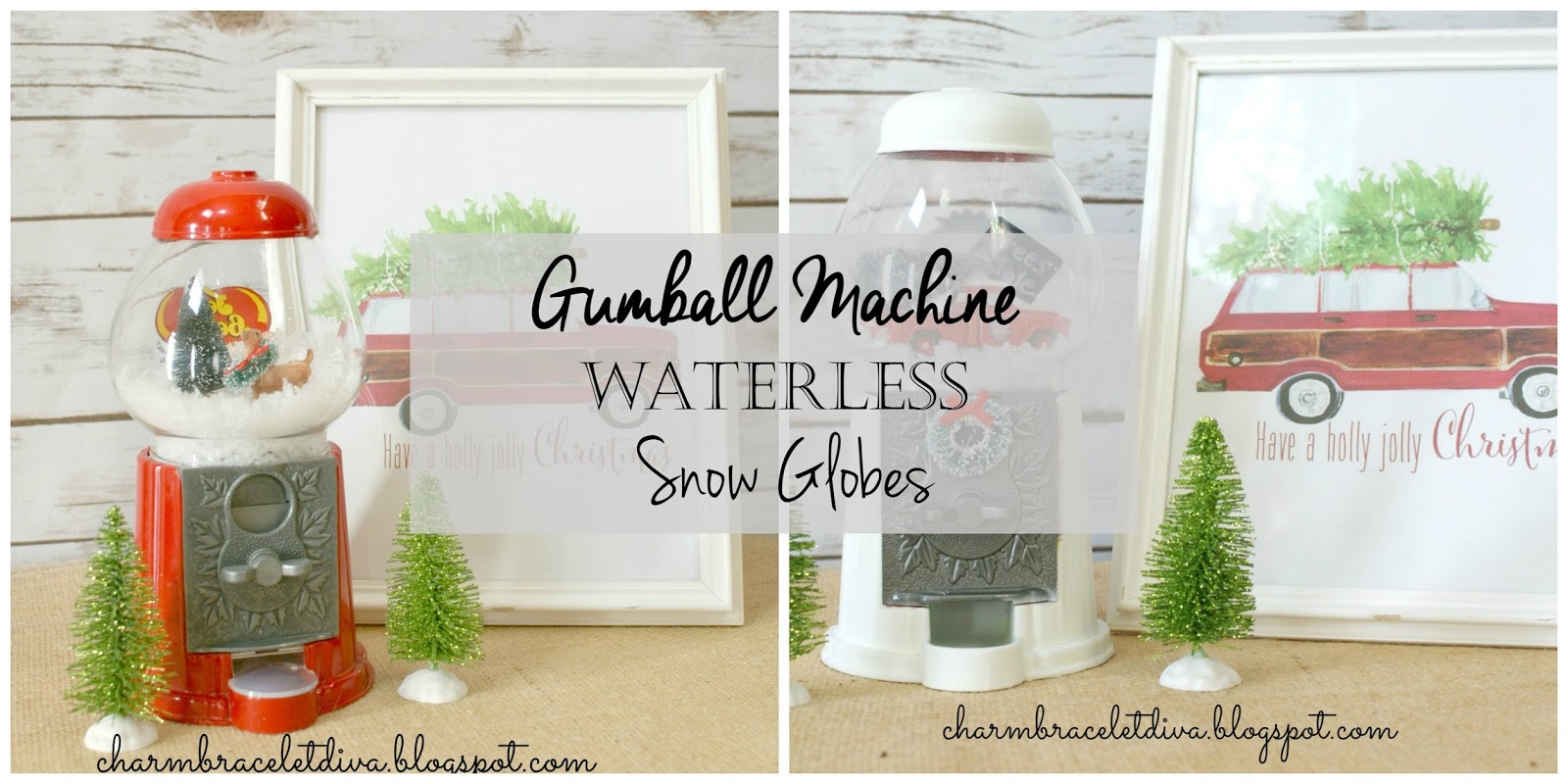 Our Hopeful Home: DIY Gumball Machine Waterless Snow Globes!