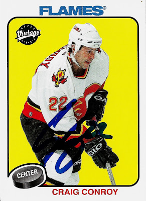 Hell's Valuable Collectibles: Craig Conroy: Two Autographed Cards