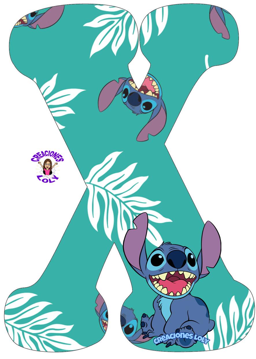 Creaciones Loly: Abecedario Stitch
