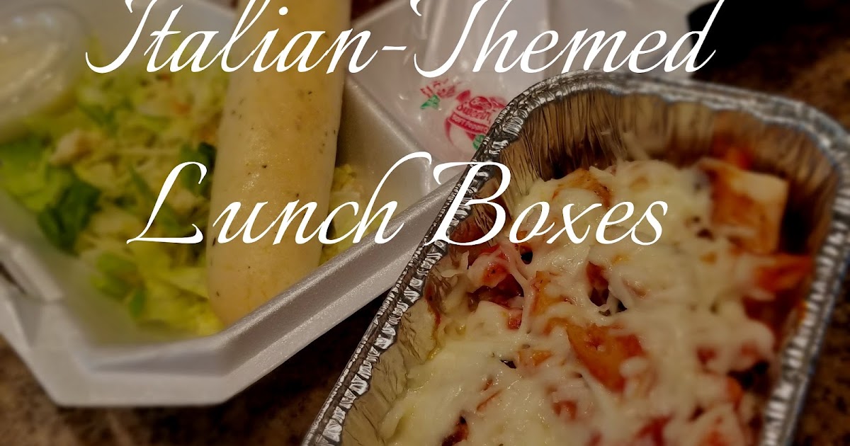 Italian-Themed Lunch Boxes