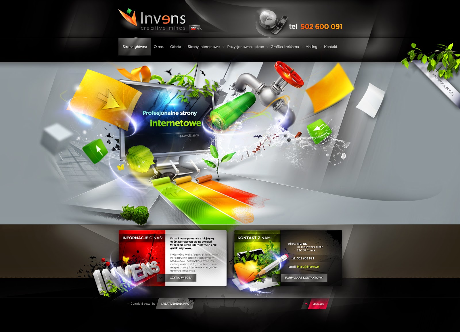 9 Contoh Desain Web untuk Inspirasi - Desain Zain