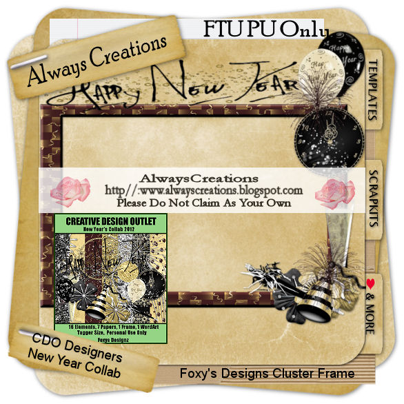Foxys Designz: CDO New Years Collab featuring Foxy's Designs