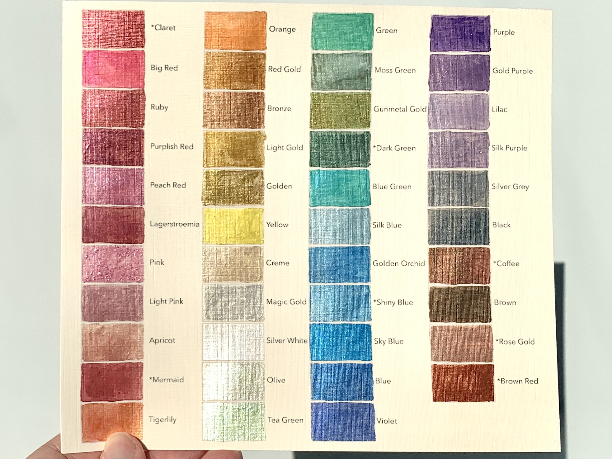 How to make shimmering watercolour paints using just two or three ...