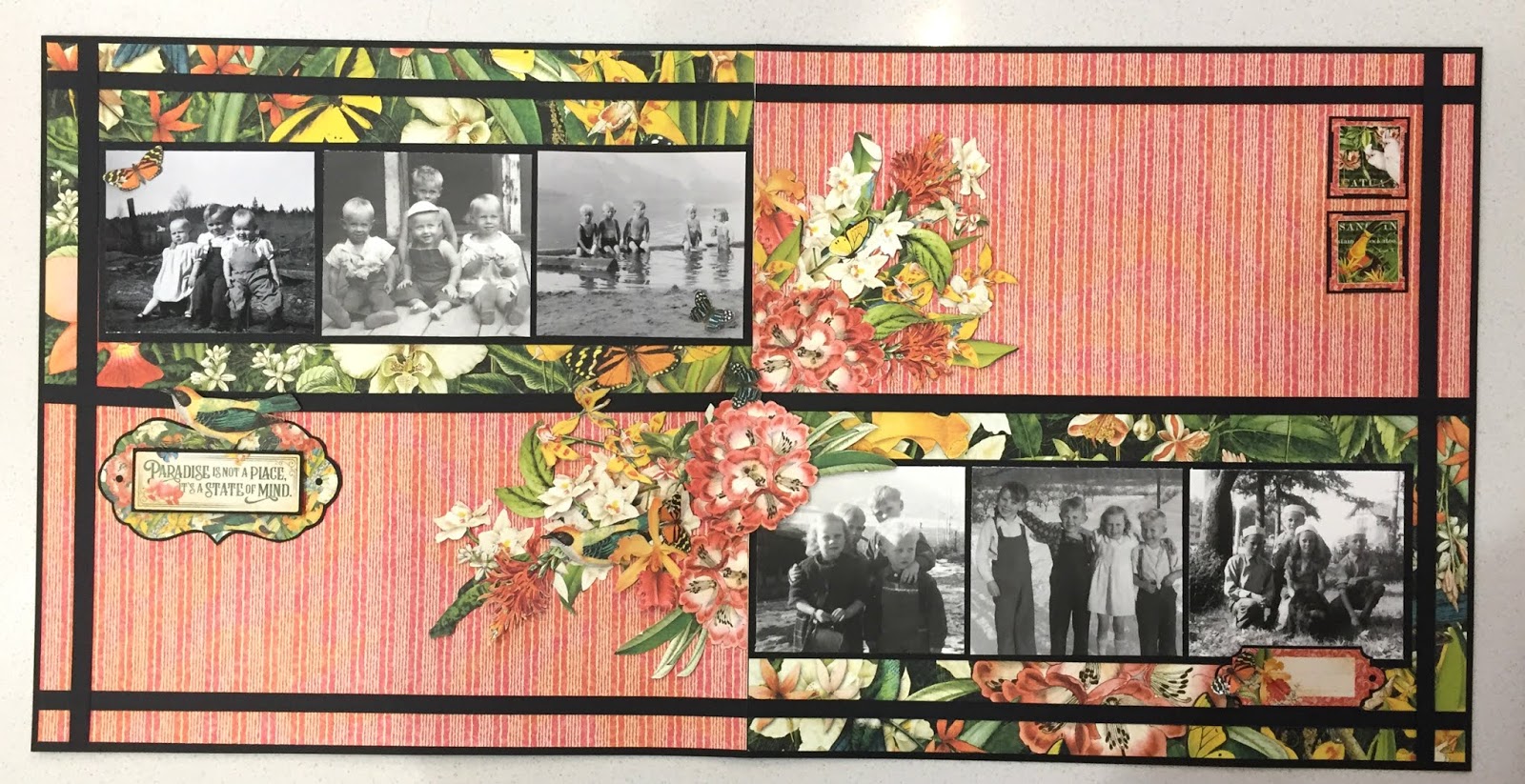 Graphic 45 "Lost in Paradise" Layout Kits | Aspiring to Creativity