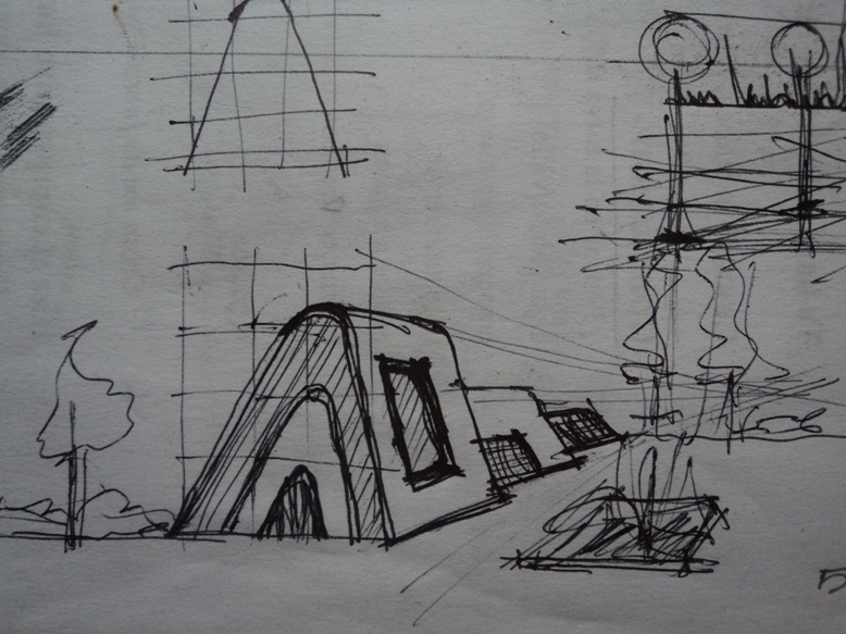 NOPAL ARQUITECTURA ESTRUCTURAL: CROQUIS